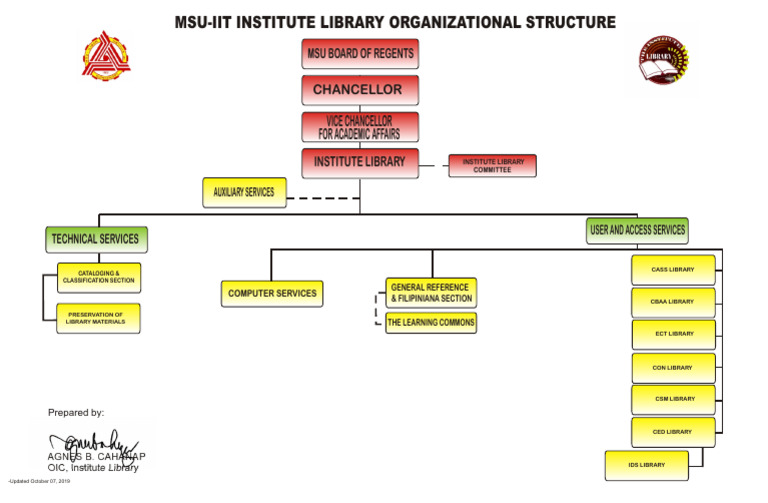 2019 Organizational Structure | PDF | Libraries | Cultural Organizations