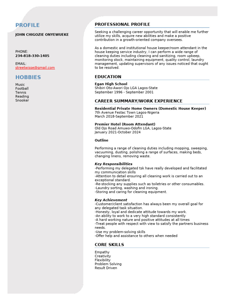 MY RESUME | PDF