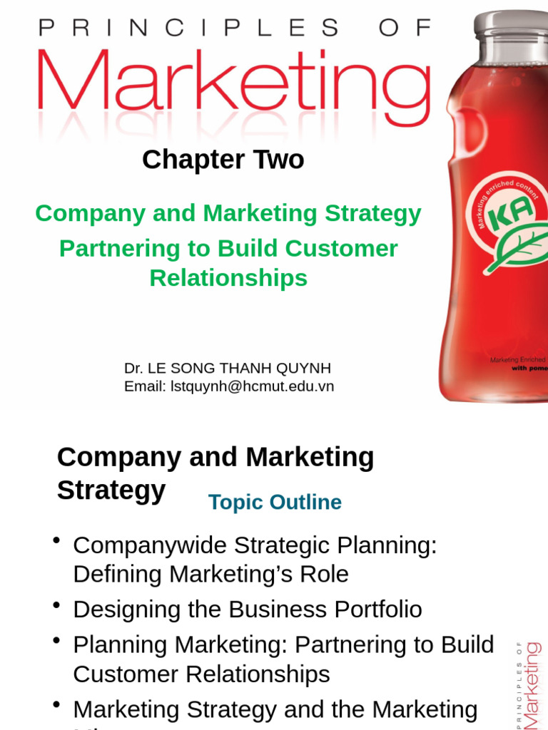 Chapter 2 - Company and Marketing Strategy | PDF