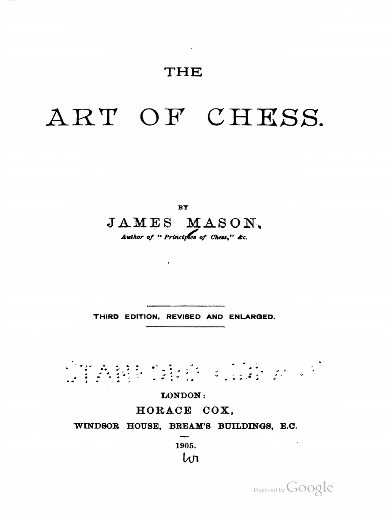 The Art of Chess - Jason Mason | PDF