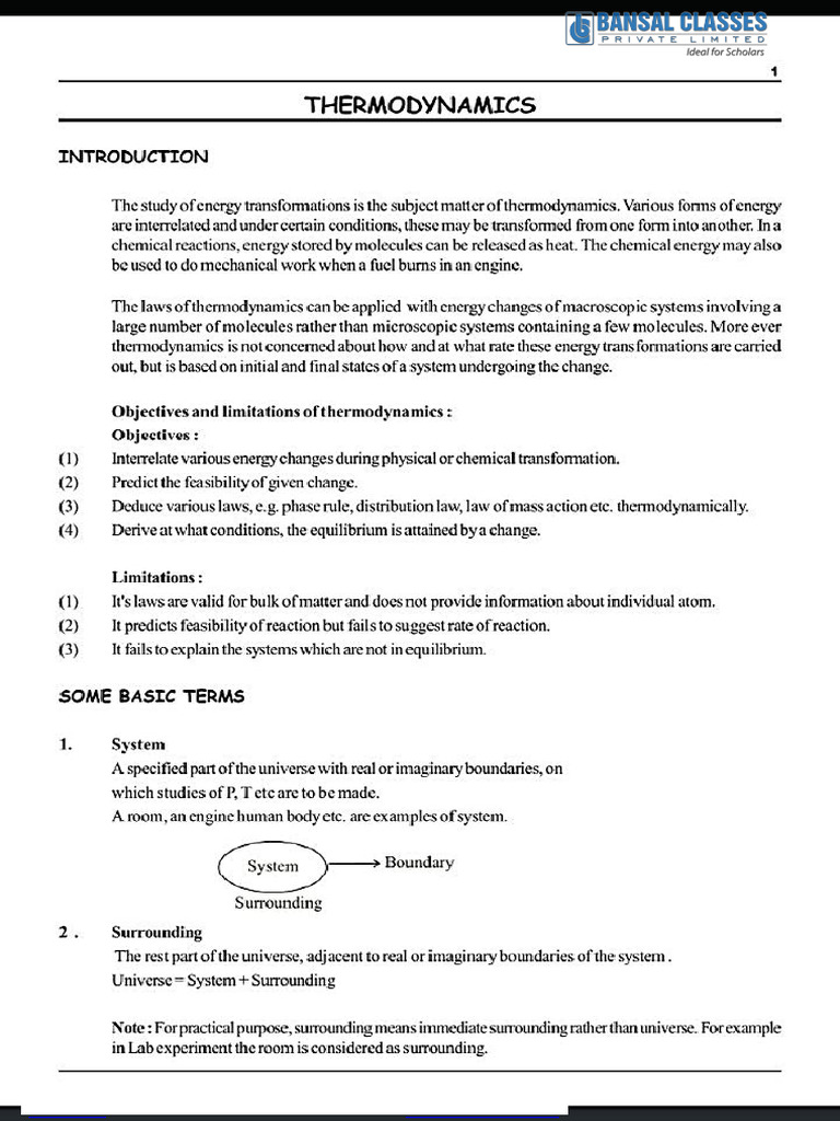 Chapter17 Thermodynamics Jeemain - Guru | PDF