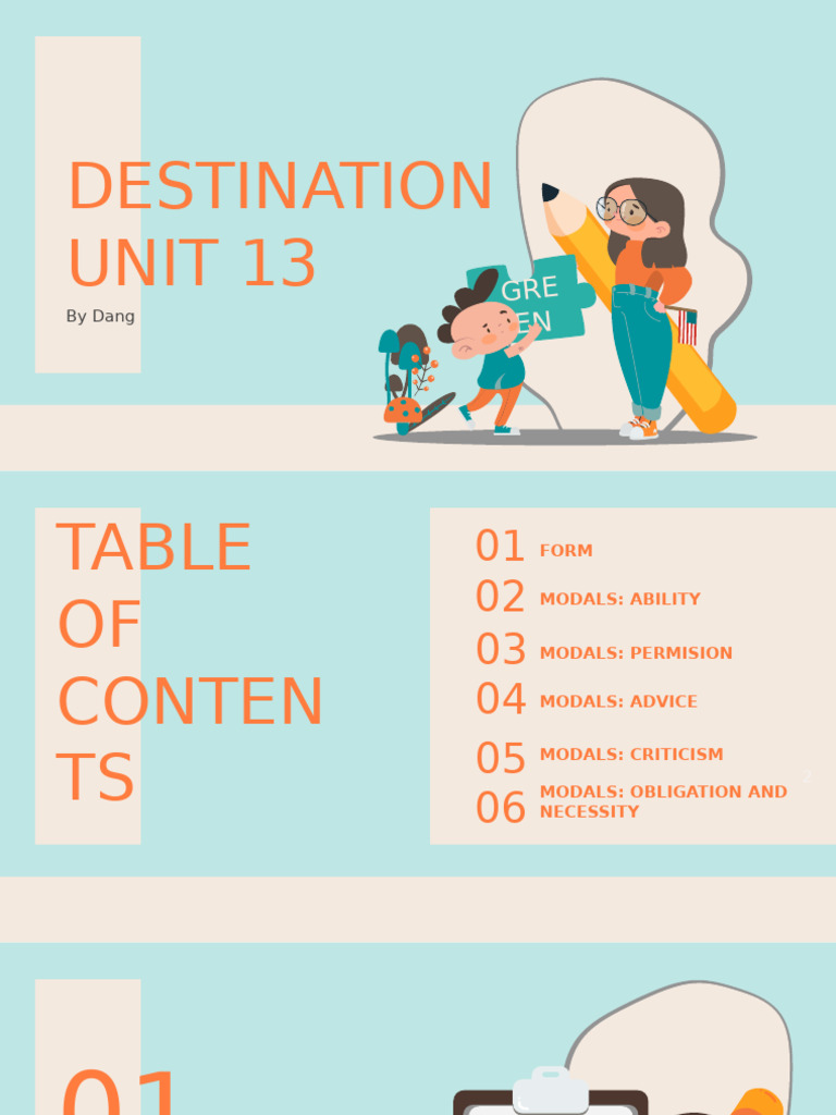 Destination Unit 13 | PDF