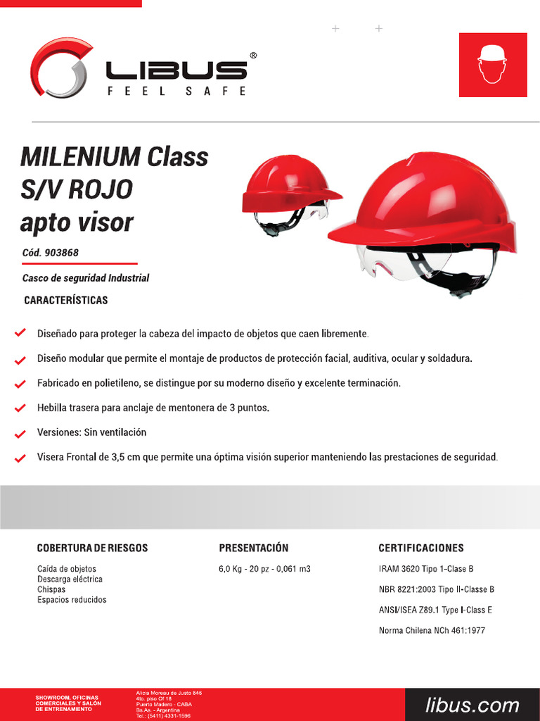 Ficha-Tecnica-Casco-Milenium-Class-Libus | PDF