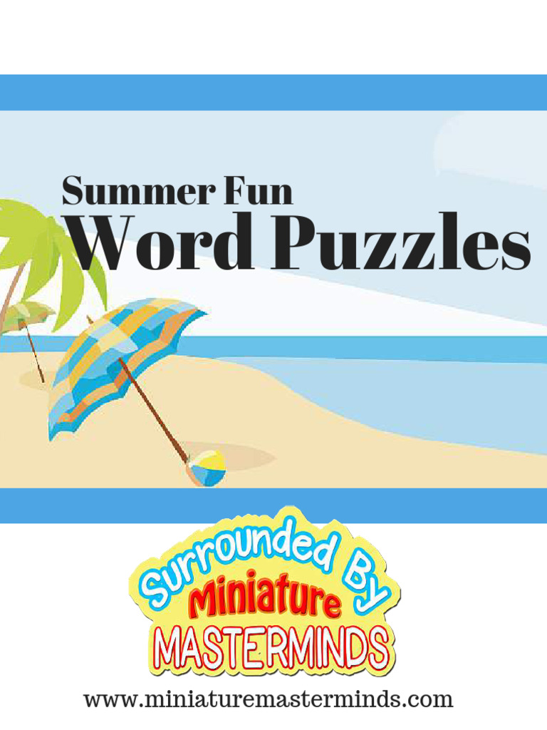 Summer Word Puzzles | PDF