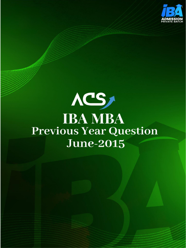 MBA 15 (JUNE) | PDF | Verb | Grammatical Tense