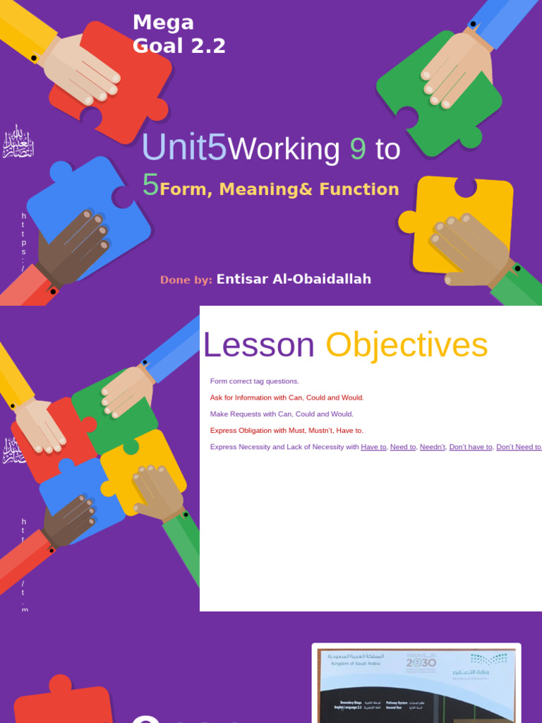 MG2.2-Unit 5- Form , Meaning & Function-46 | PDF | Question | Verb