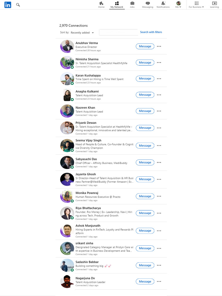 Manage Connections - LinkedIn | PDF | Business