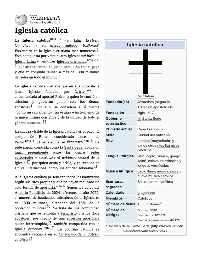 Iglesia Católica | PDF | Iglesia Católica | Papa
