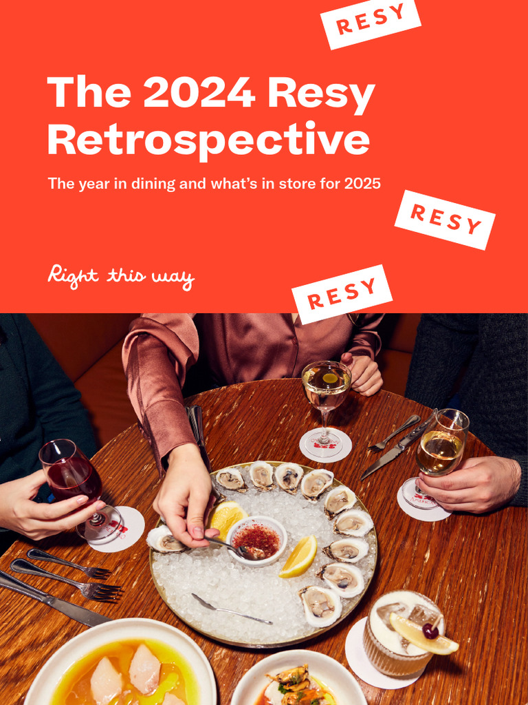 RESY Resy Retrospective 2024 - CAIG | PDF | Restaurants | Cuisine