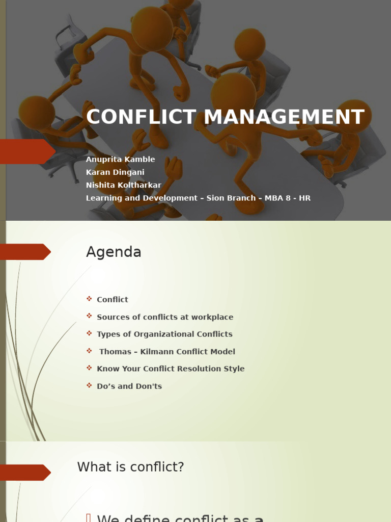 Workplace Conflict Management Guide | PDF | Conflict Resolution | Behavioural Sciences