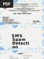 Sms Spam Detectionn | PDF | Machine Learning | Statistical Classification