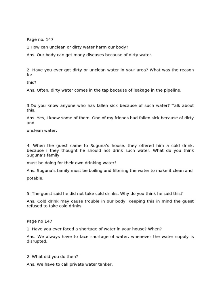 Too Much Water Too Little Water | PDF | Water