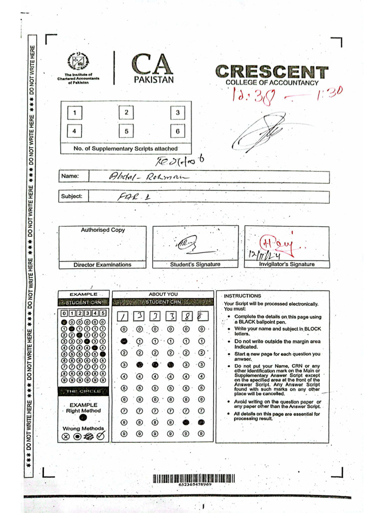 FAR-1 Test 6 | PDF