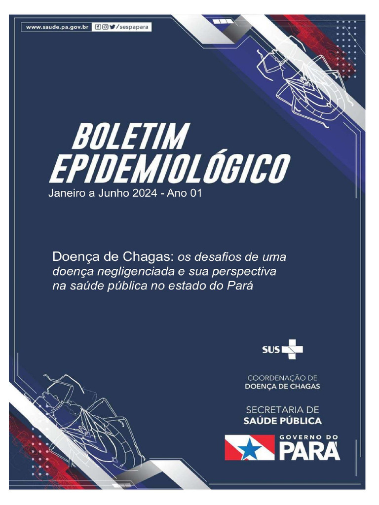 BOLETIM.SEMESTRAL DOENÃ_A DE CHAGAS. JAN A JUNHO.2024 | PDF ...