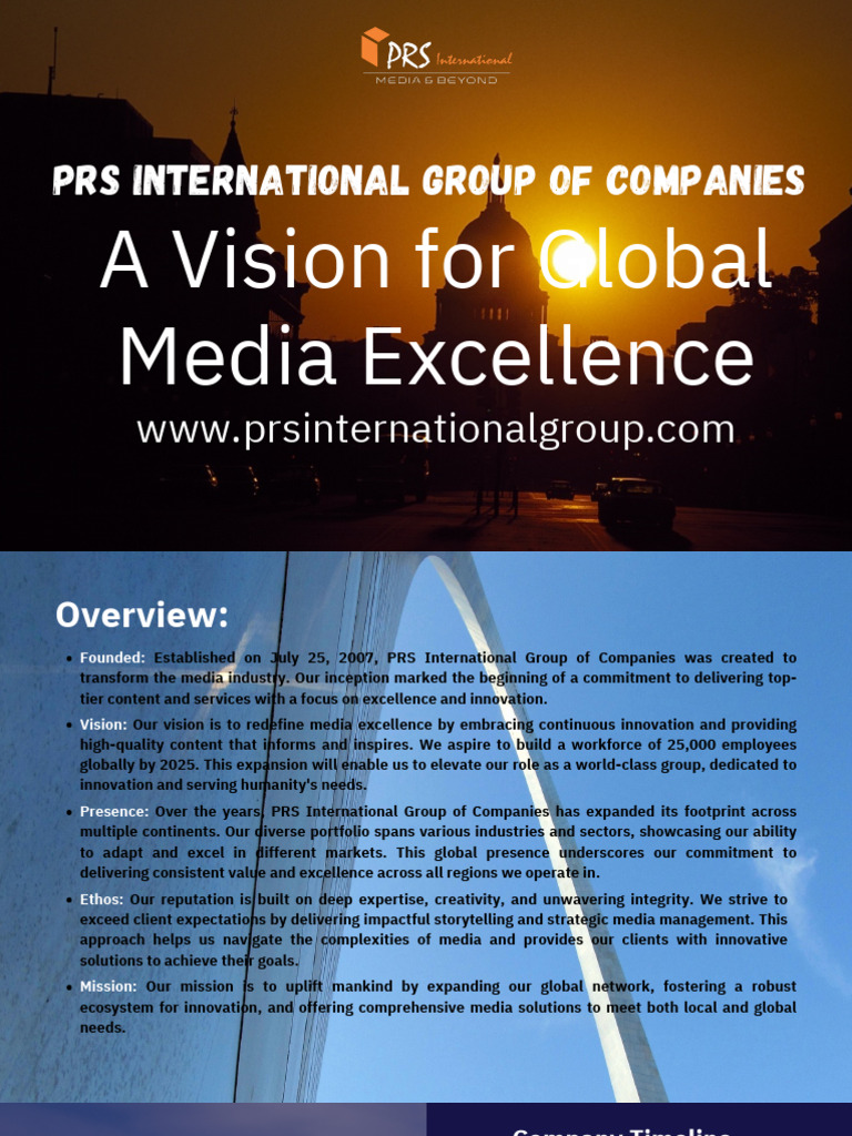 PRS International Group of Companies Worldwide Business Expansion by ...