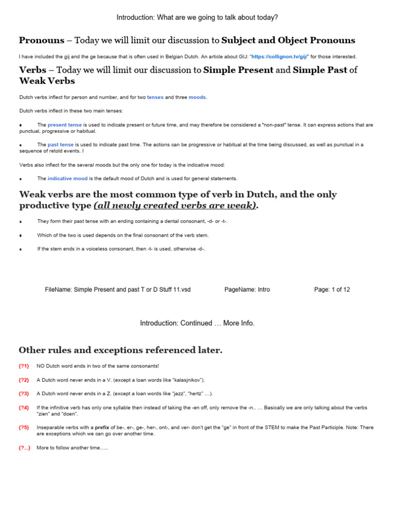Simple Present and Past Slides 11 | PDF | Grammatical Tense ...