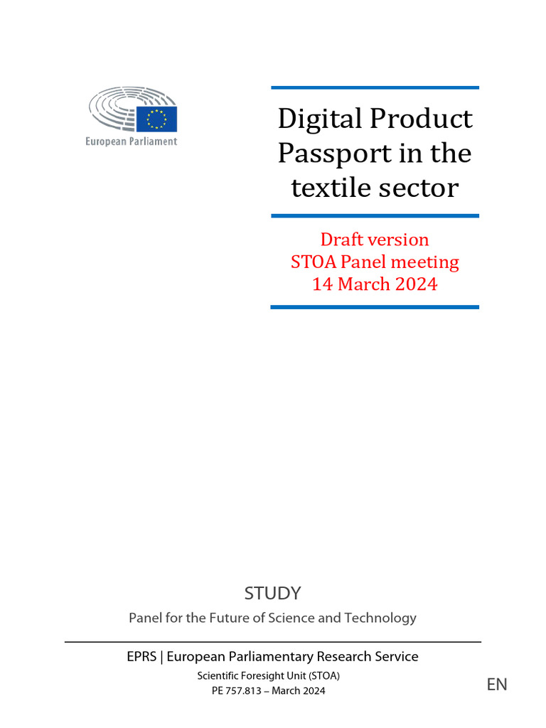 Digital Product Passport for Textile Product 1711041830 | PDF | Product ...