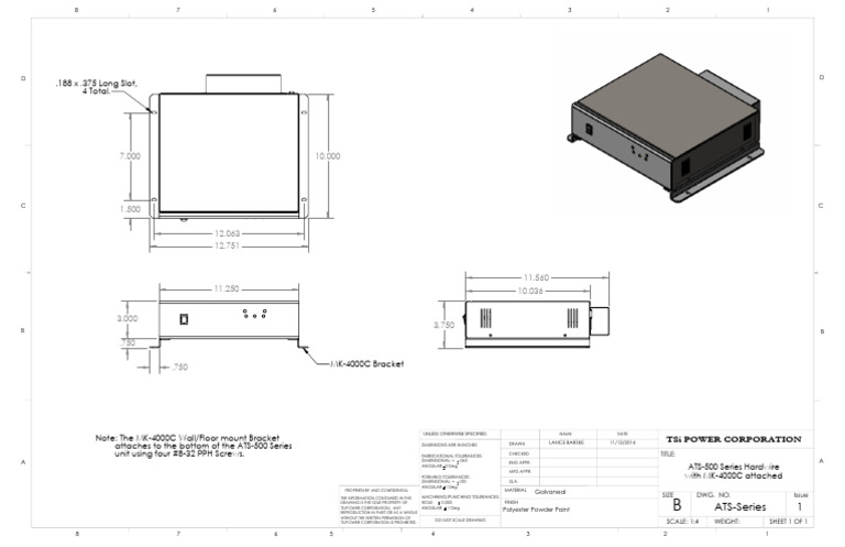 ATS-500 Series Hardwire With MK-4000C | PDF | Mechanical Engineering