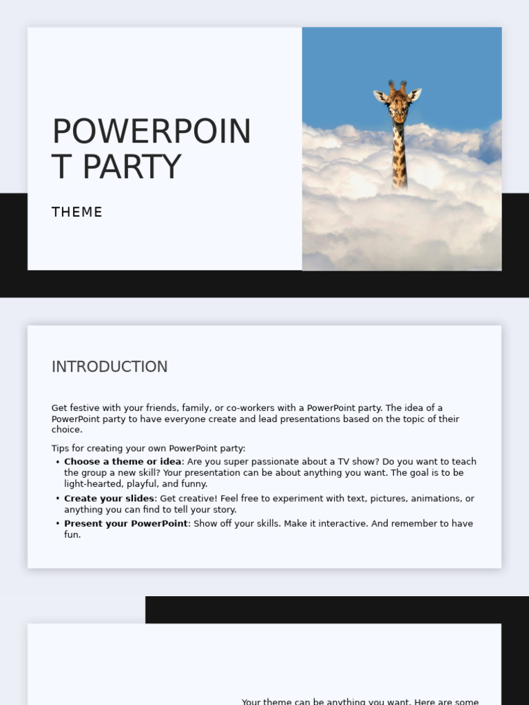 Fun PowerPoint Party Ideas | PDF