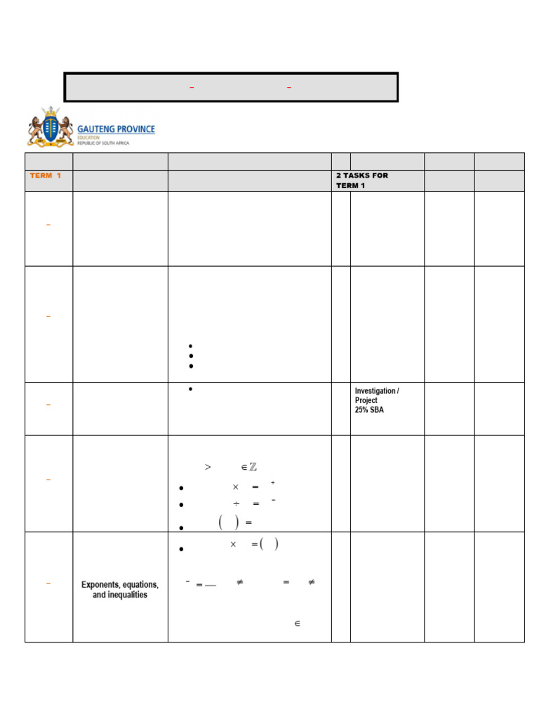 ATP GR 10 Maths 2025 (Final) | PDF | Line (Geometry) | Triangle