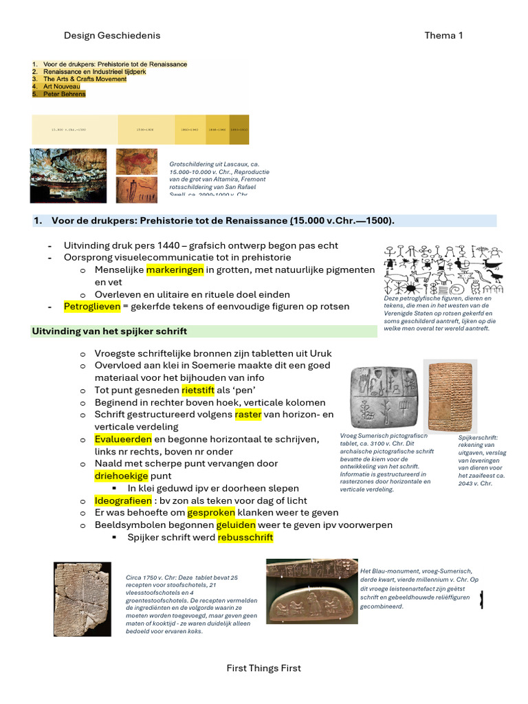 Thema 1 - First Things First | PDF