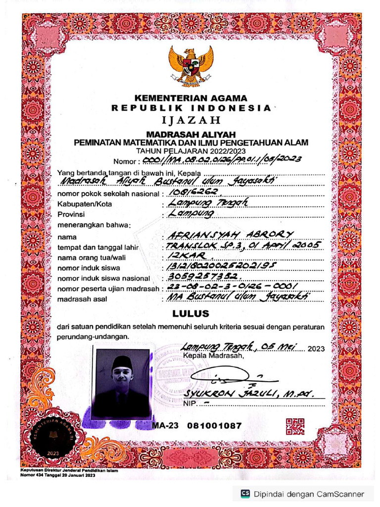 ijazah afri_compressed | PDF