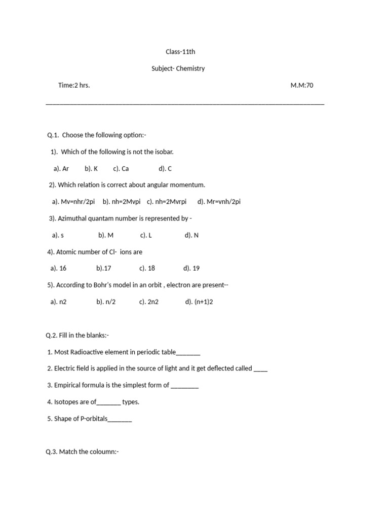 maths.pdf | PDF | Chemical Elements | Electron Configuration