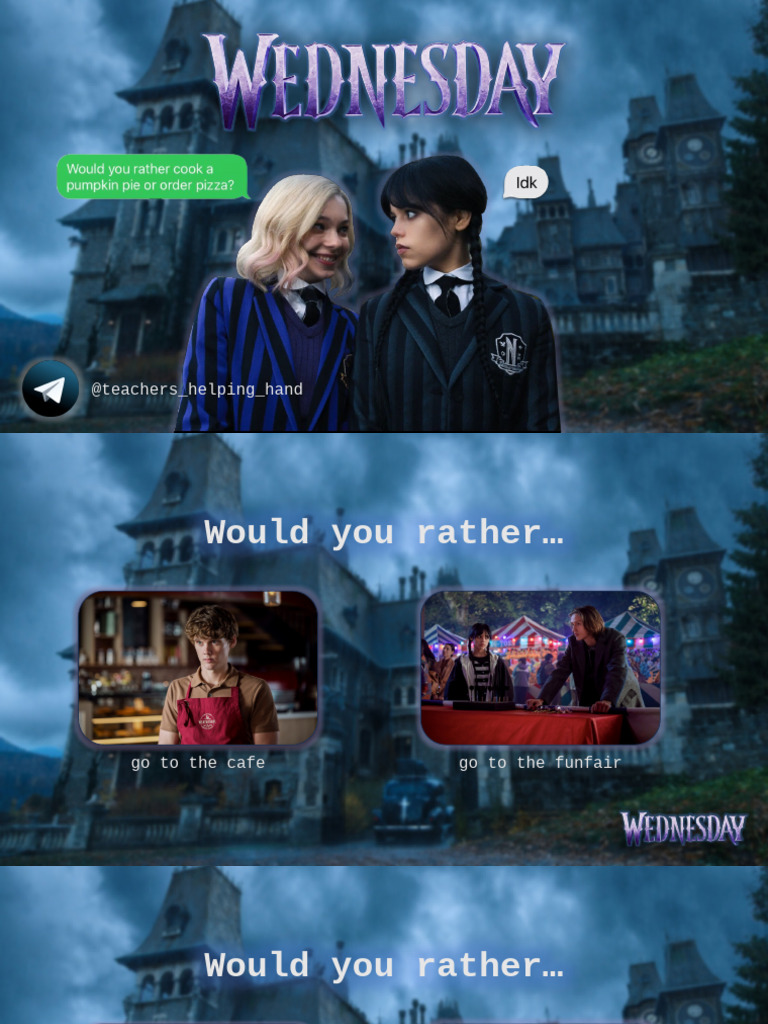 would-you-rather-with-wednesday-tg-teachers-helping-hand_152166 | PDF