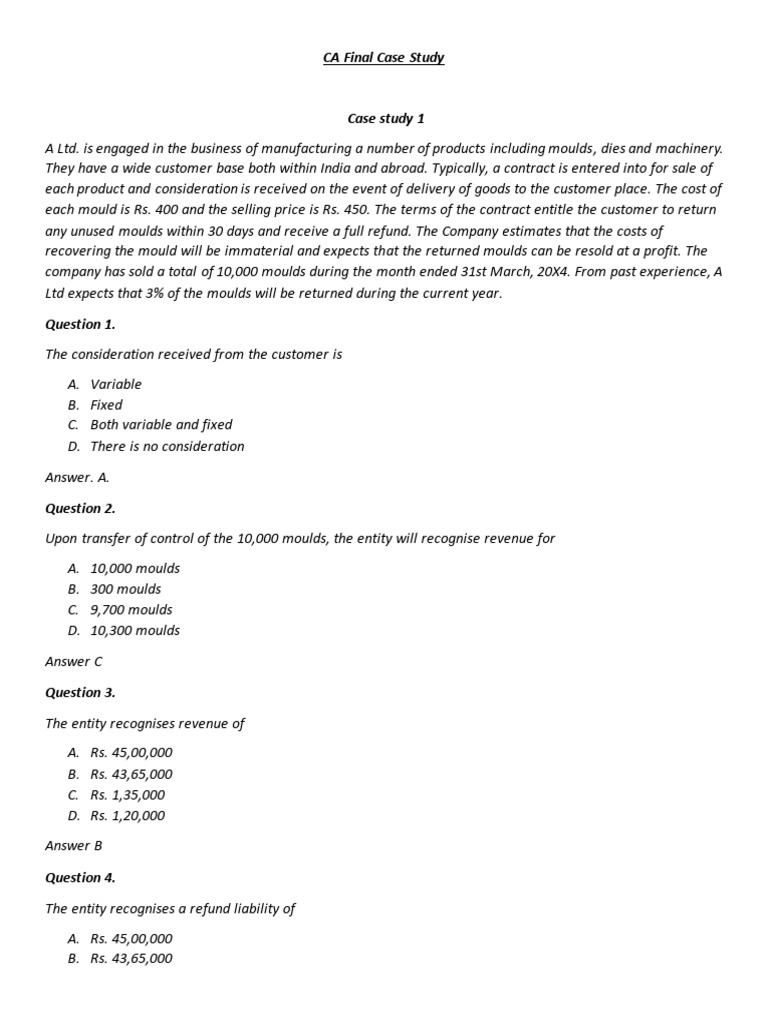 CA Final Case Study Lyst9456 | PDF | Equity (Finance) | Dividend