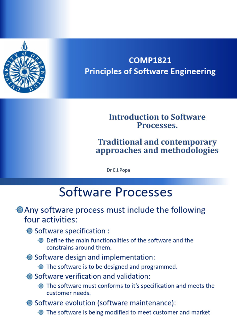 POSE Lecture2 Software Methodologies | PDF | Scrum (Software Development) | Software Development ...