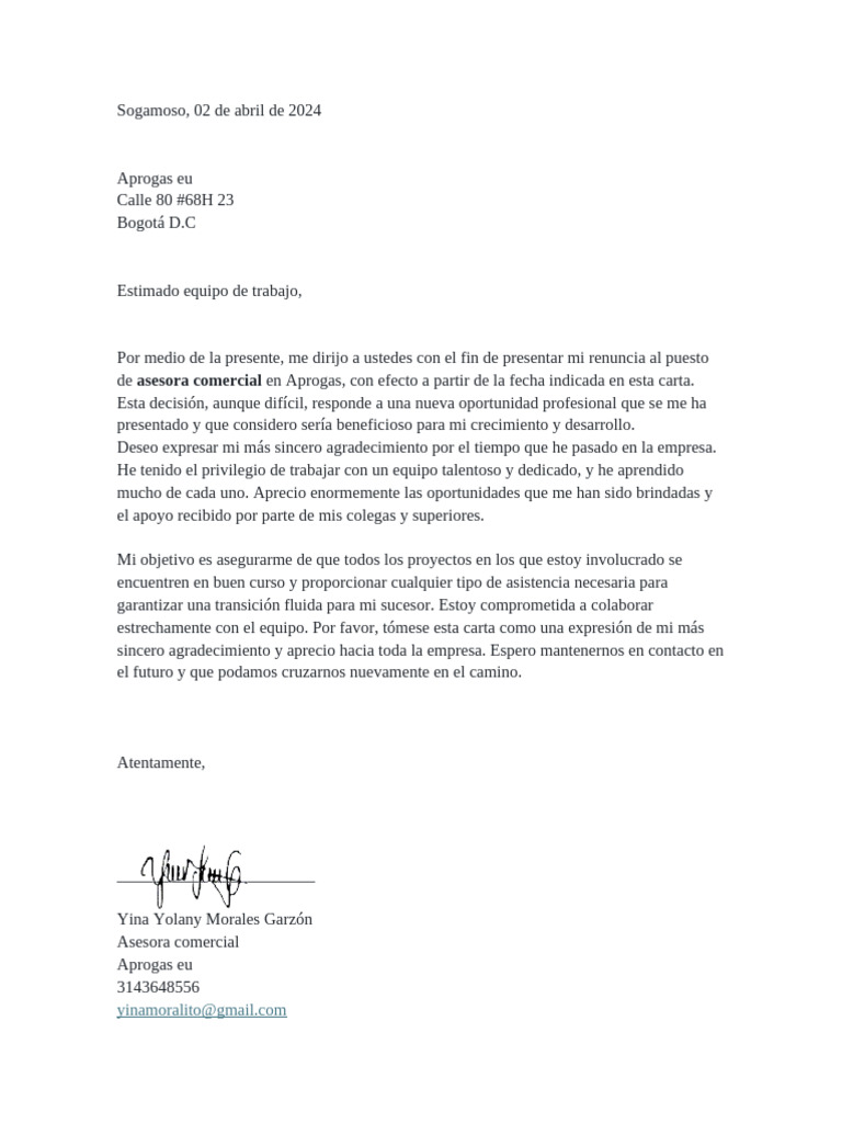 Sogamoso Carta RE | PDF