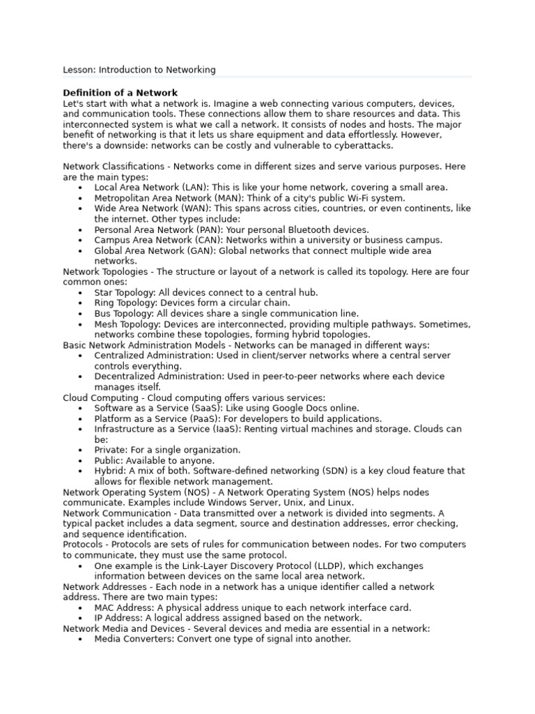 Networking Basics for Beginners | PDF | Computer Network | Ip Address