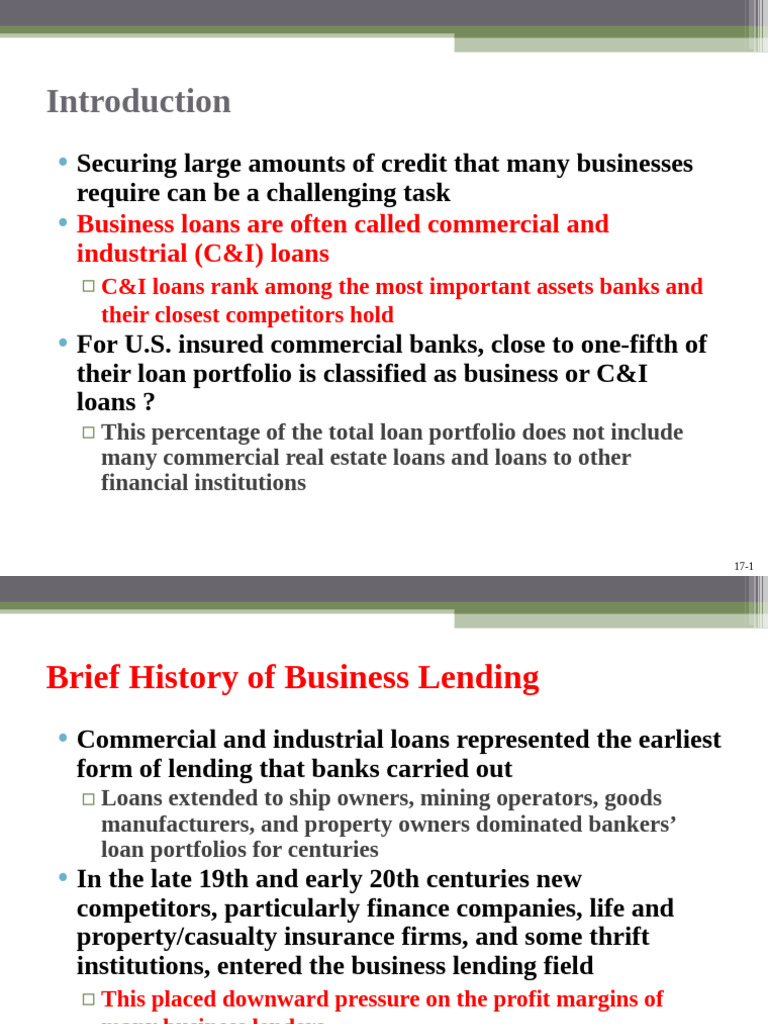 Lecture-5 | PDF | Loans | Banks