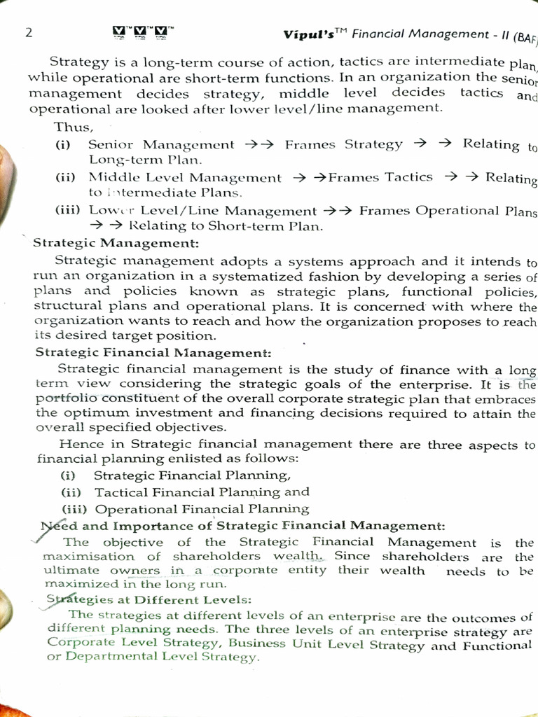 Financial Management Tybaf Sem5 Pdf