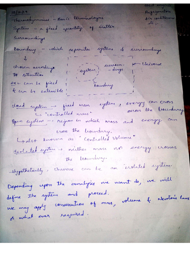 Thermo Notes | PDF