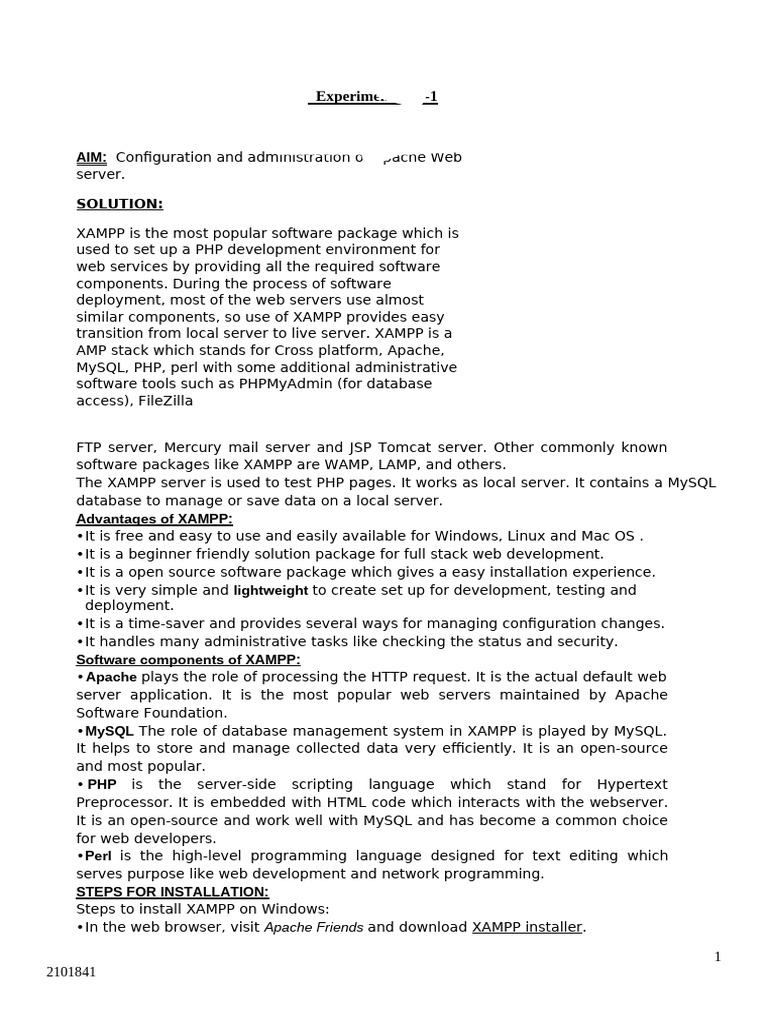 WT_LAB_FILE[1] | PDF | Php | Web Server