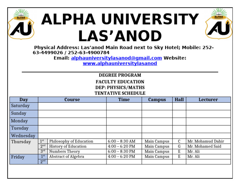 Education Phys, Math | PDF