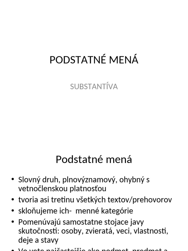 PODSTATNE_MENa | PDF