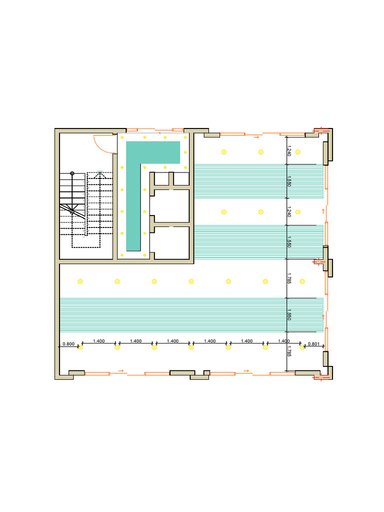 Waheen Ground Floor Ceiling Plan | PDF