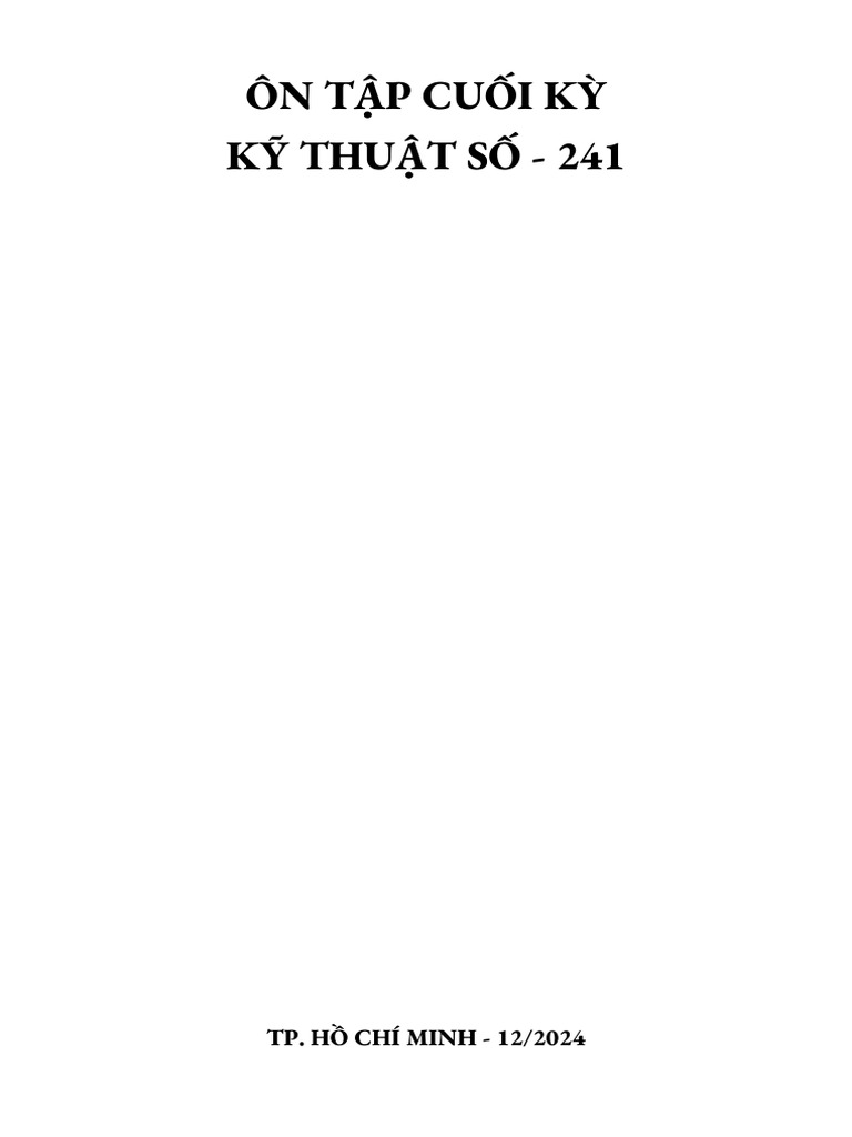 ÔN TẬP KTCK | PDF