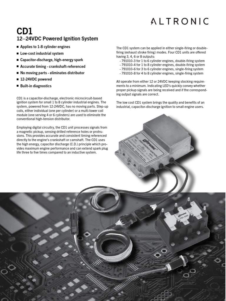 CD1-Brochure | PDF | Electronics | Engines