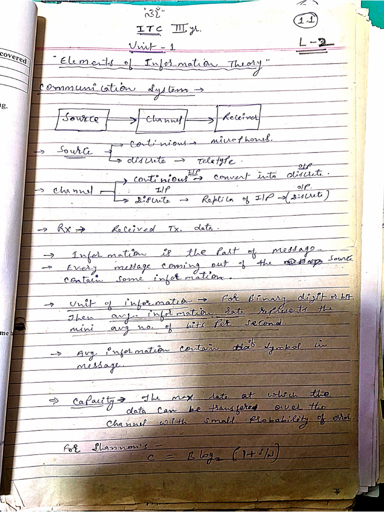 Information Theory Rtu | PDF