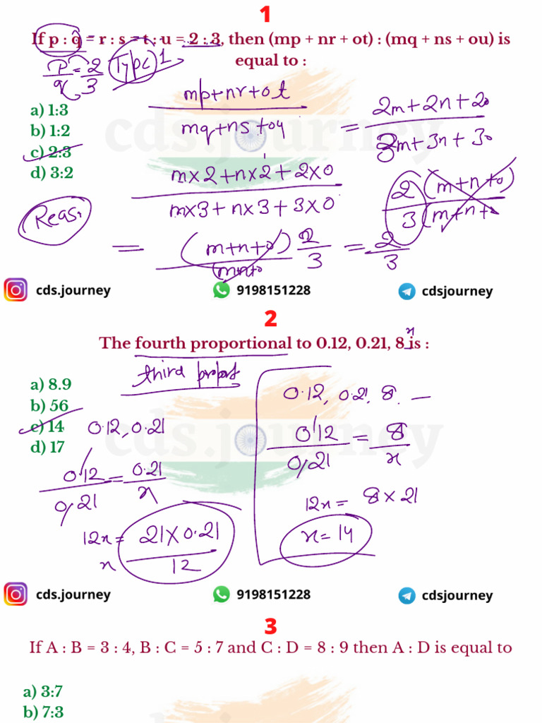 Ratio+Mix | PDF | Ratio | Currency