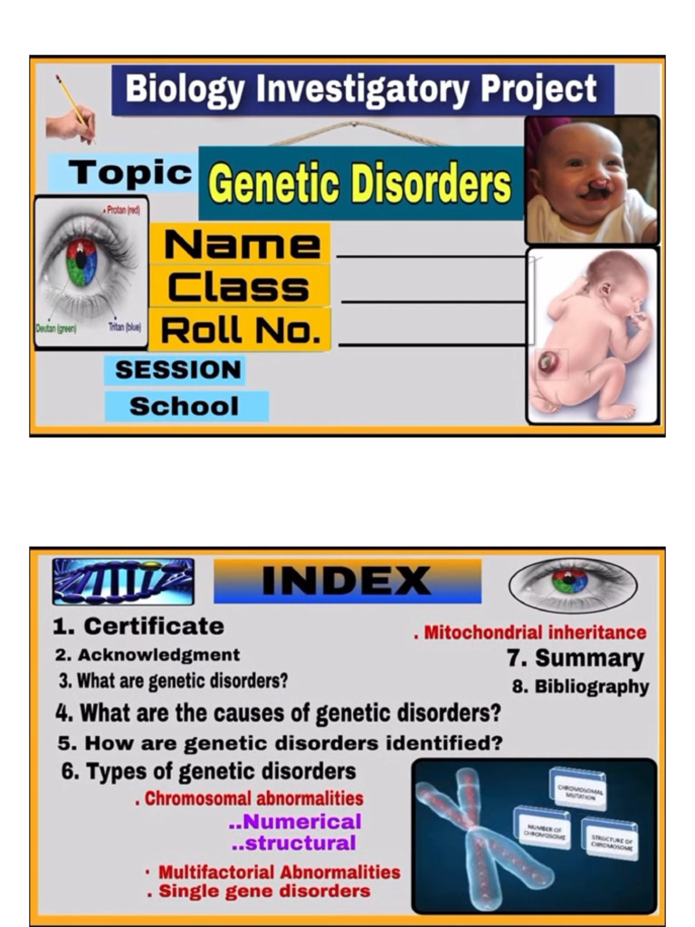 Genetic Disorders | PDF
