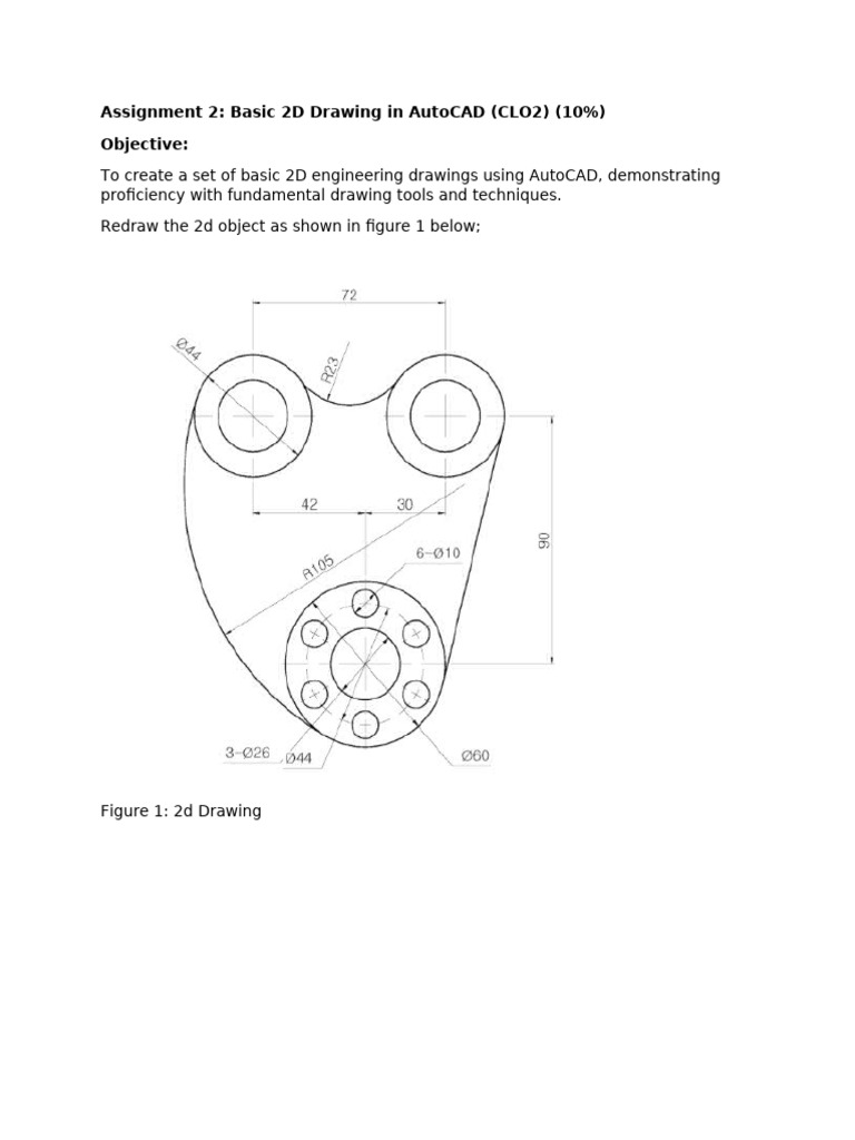 Assignment 2-Autocad | PDF