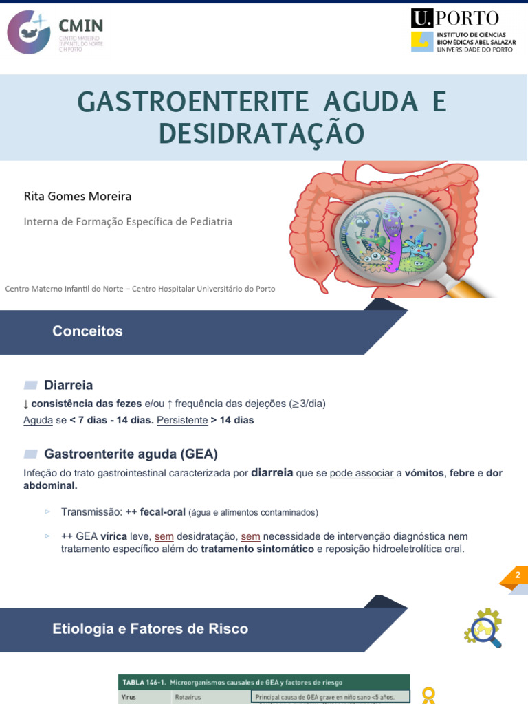 Gastroenterite Aguda e Desidratação | PDF | Diarreia | Doenças e distúrbios