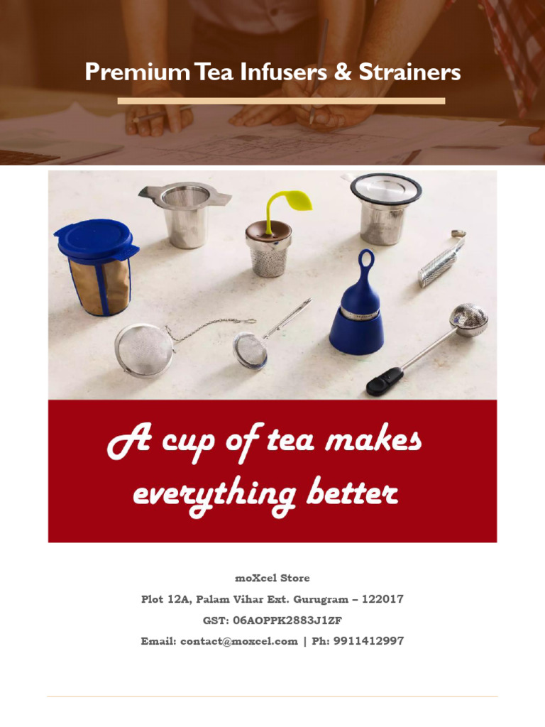 Moxcel Premium Tea Infusers Guide | PDF