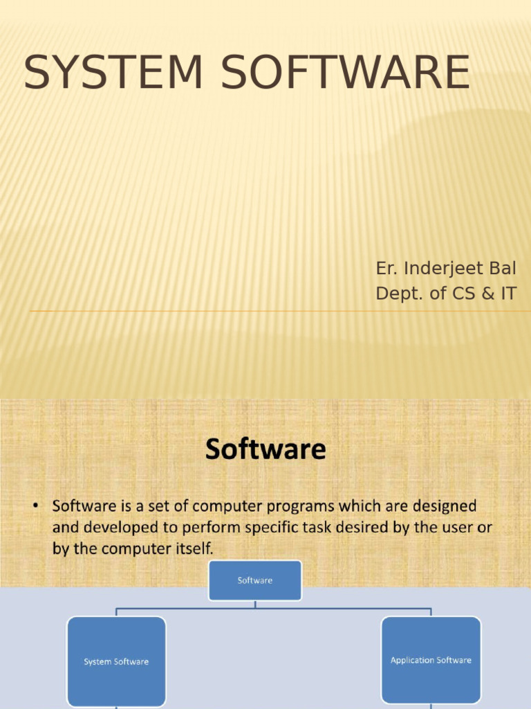 Overview of System Software Components | PDF | Assembly Language | Compiler