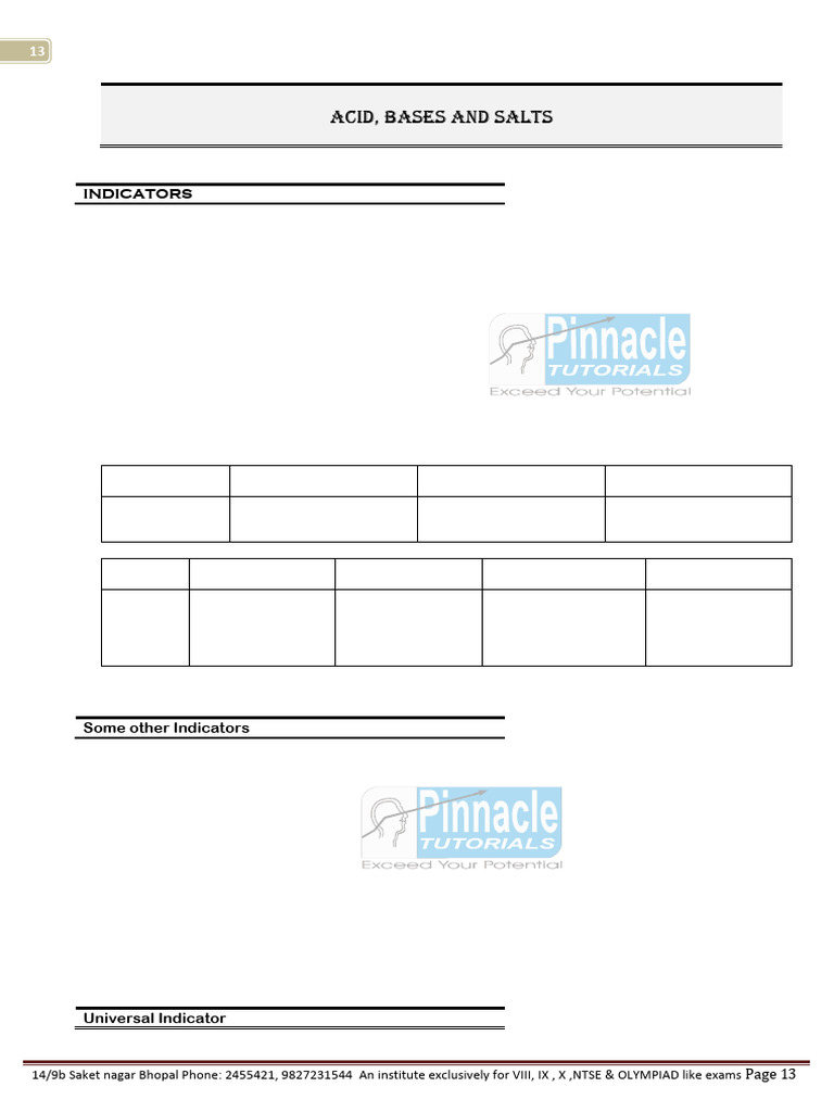 Acids, Bases and Salts_Sheet_53b15528-56f9-46a3-8813-3f36957dda71 | PDF ...