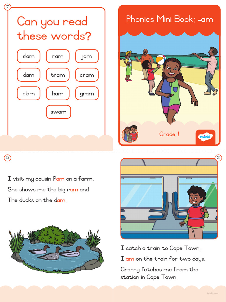 Za HL 1699016753 Grade 1 Mini Book Am | PDF